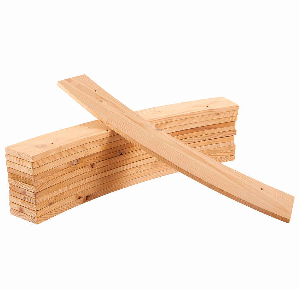 Set of 12 Cedar Sauna Gables Barrel Sauna Accessories | Redwood Outdoors