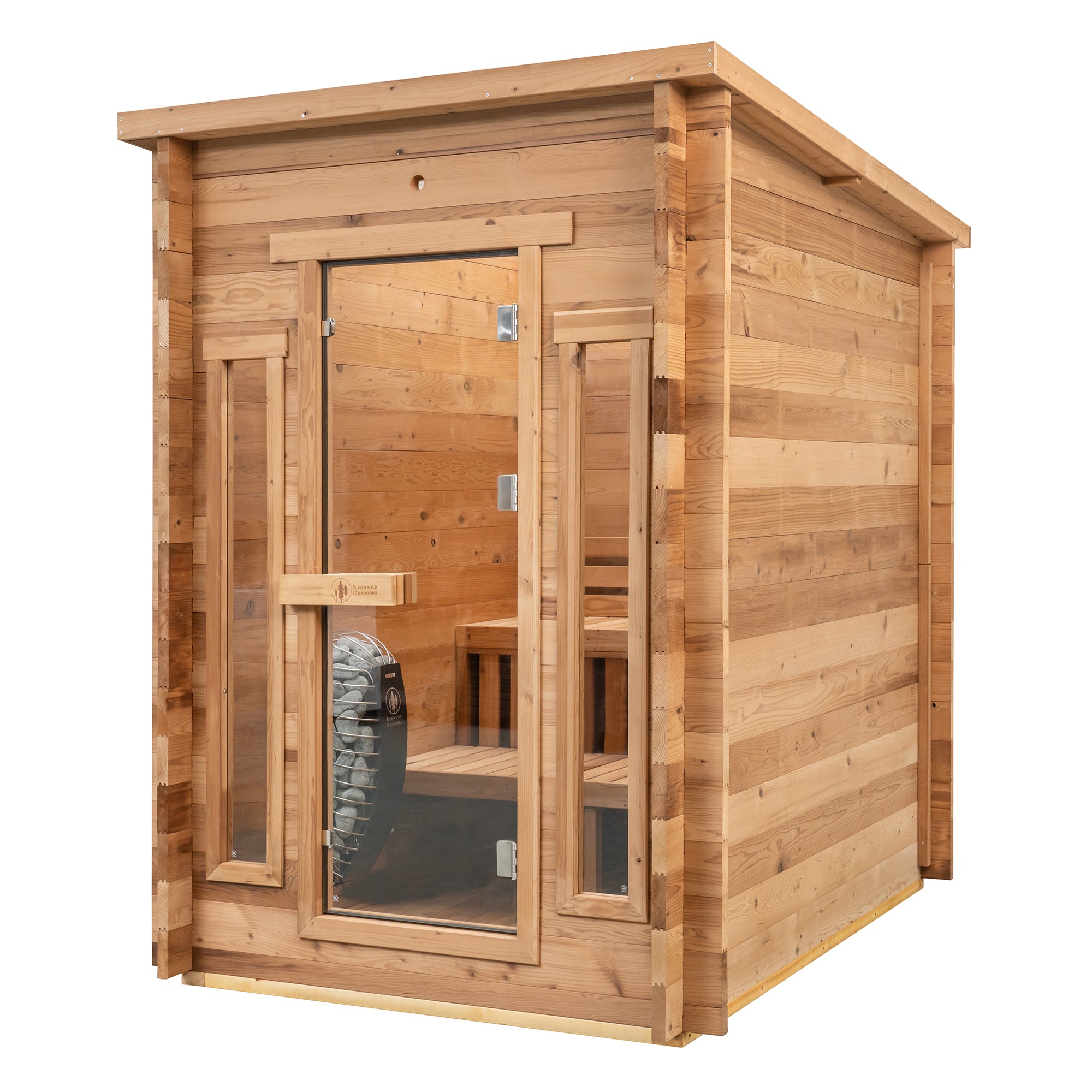 Cabin Outdoor Sauna - 4 Person | Redwood Outdoors | USA's #1