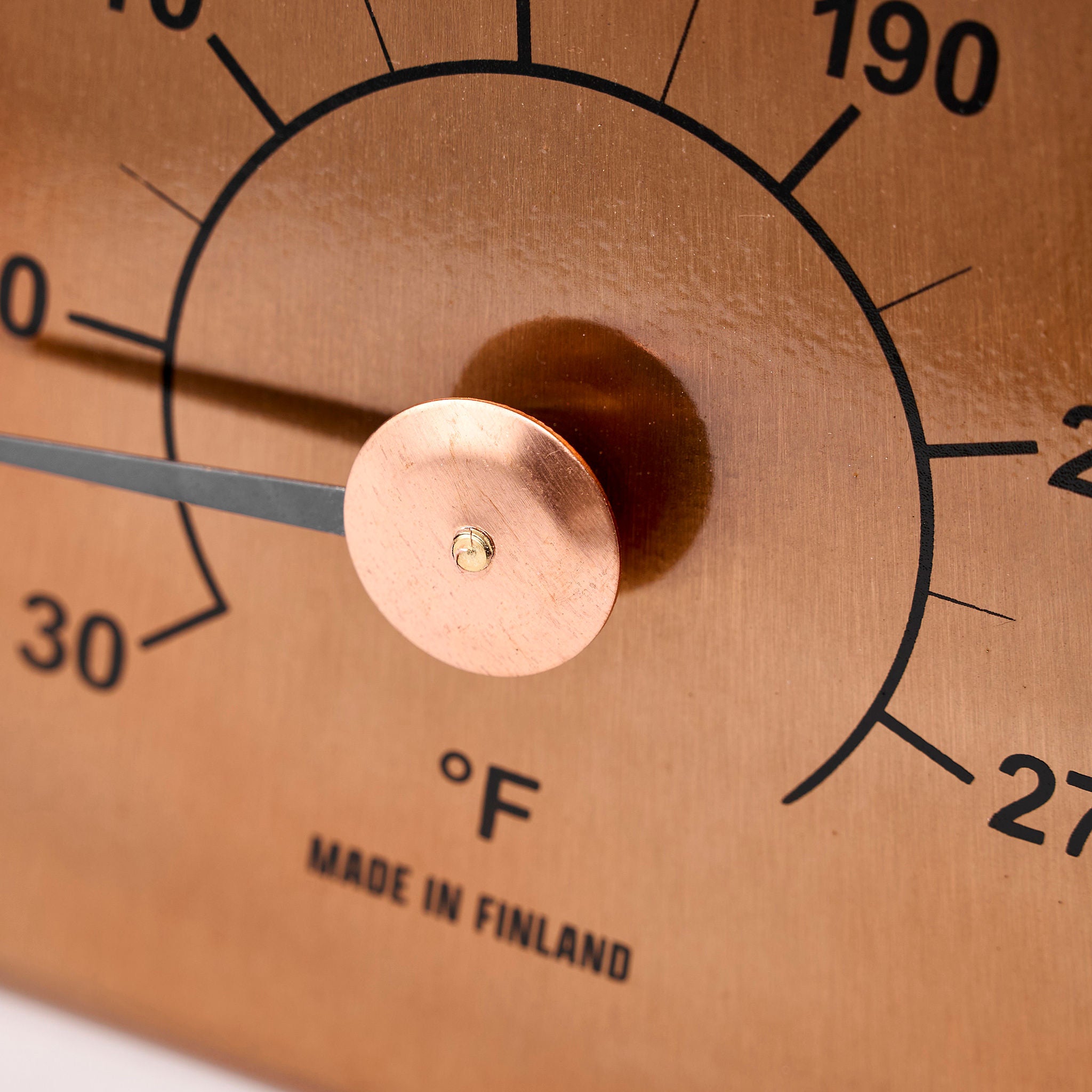 Copper Sauna Thermometer | Finnish Craftsmanship | Redwood Outdoors
